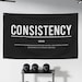 Consistency Gym Motivation Definition Banner Flag, Gym Wall Art, Gym ...