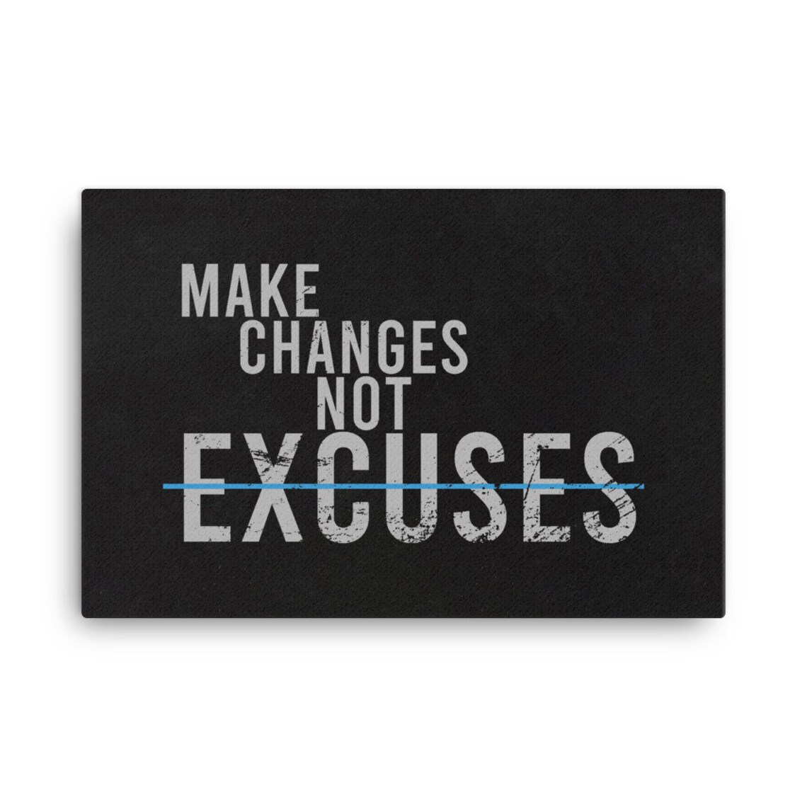 Make Changes Canvas Art Print Success Office Boss Wall Art Gift ...