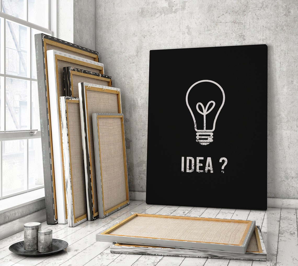 Funny Motivational Canvas Wall Art Print Home Decor Creative - Etsy