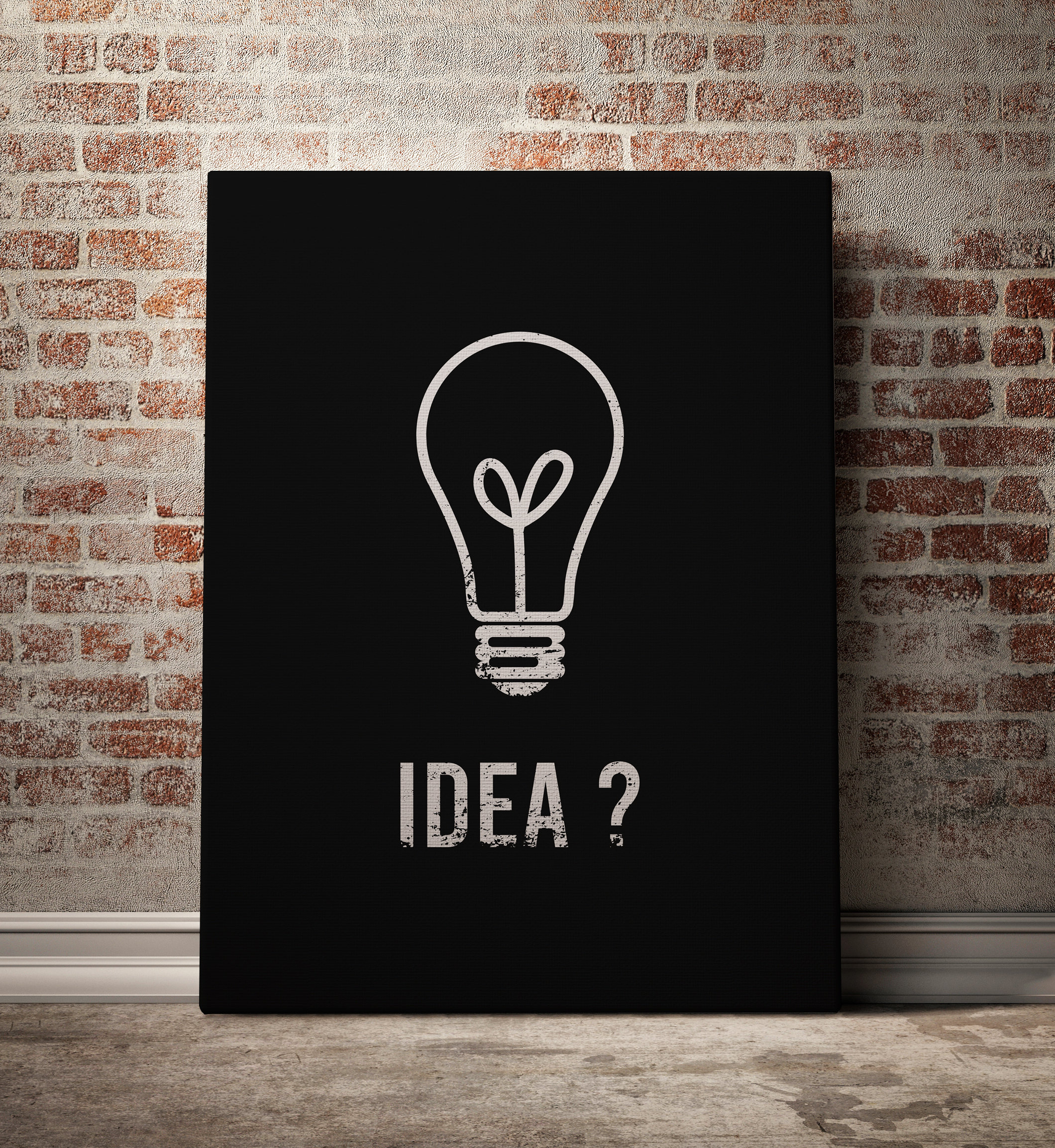 Funny Motivational Canvas Wall Art Print Home Decor Creative Office ...