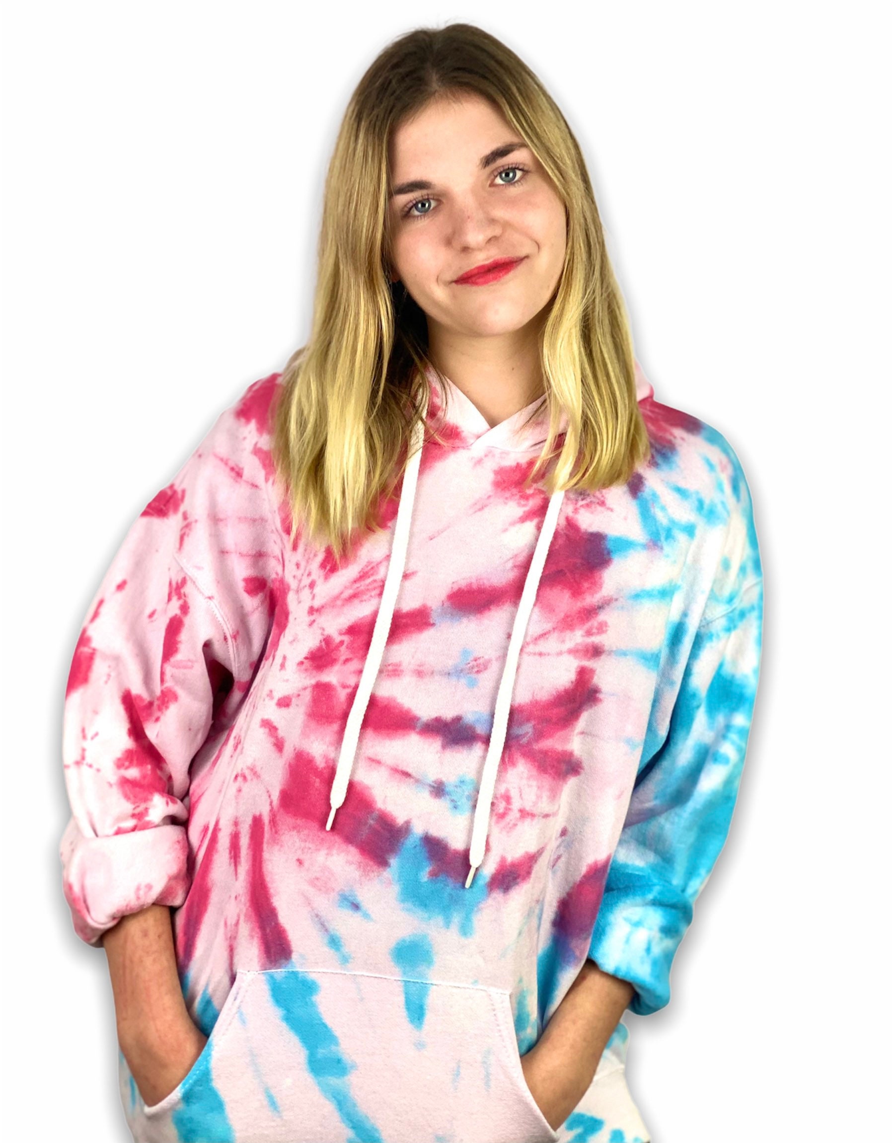 Tie Dye Batik Hoodie Personalize Customize Sweater S L XL M - Etsy