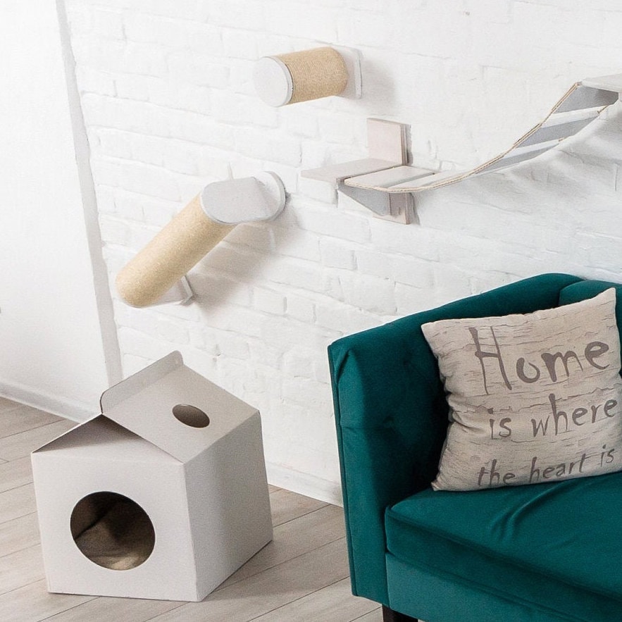 Cat Steps | the Furniture for Cat | Cat Bed - Floating Shelves - Modern ...
