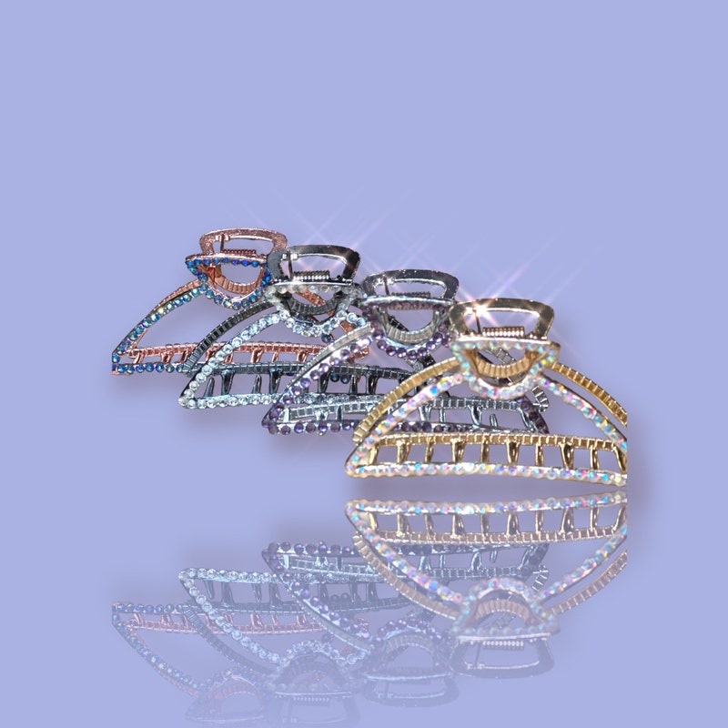 Rhinestone Bun - Etsy