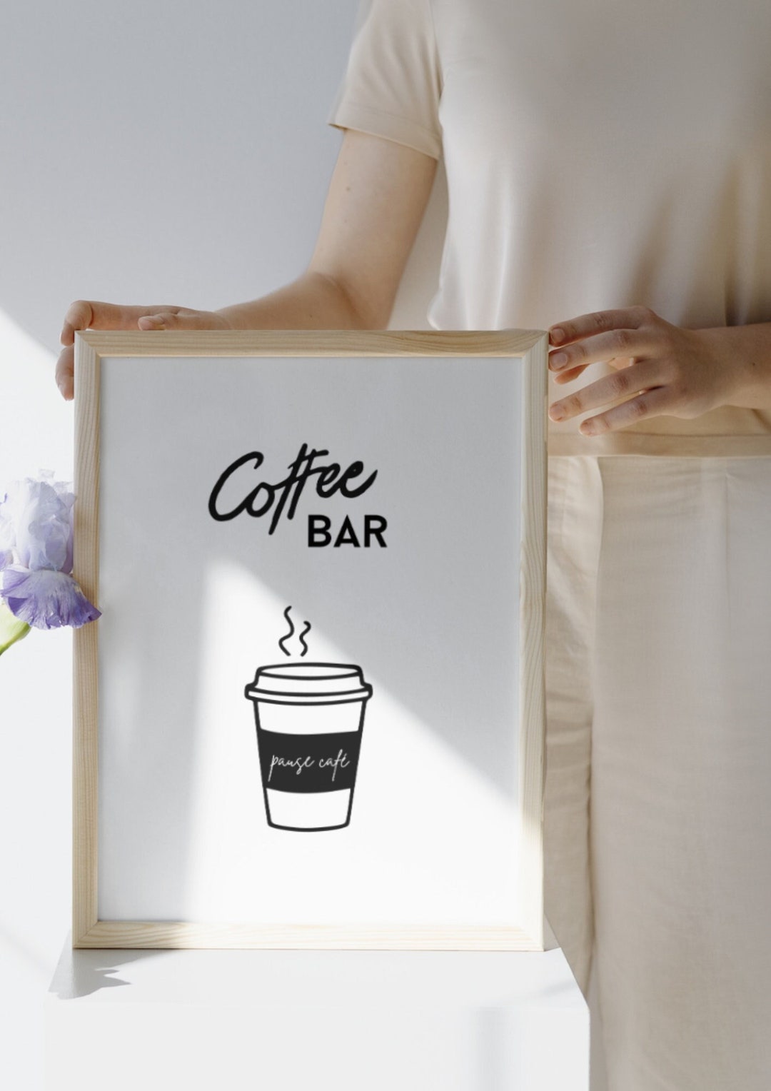 Coffee Bar Poster - Printable Poster - Etsy