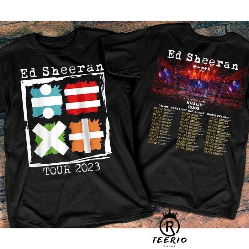 Trendy Mathematics Tour 2023 Ed Sheeran Designs 2023 Shop On Printerval