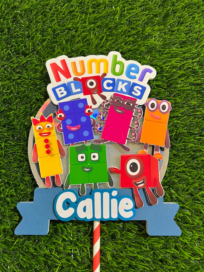 Number Blocks Cake Topper Number Blocks Number Blocks Party - Etsy