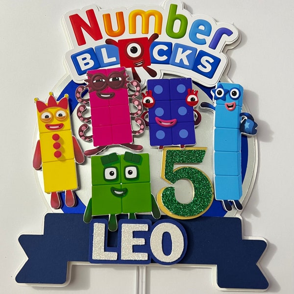 Number Block Cake - Etsy