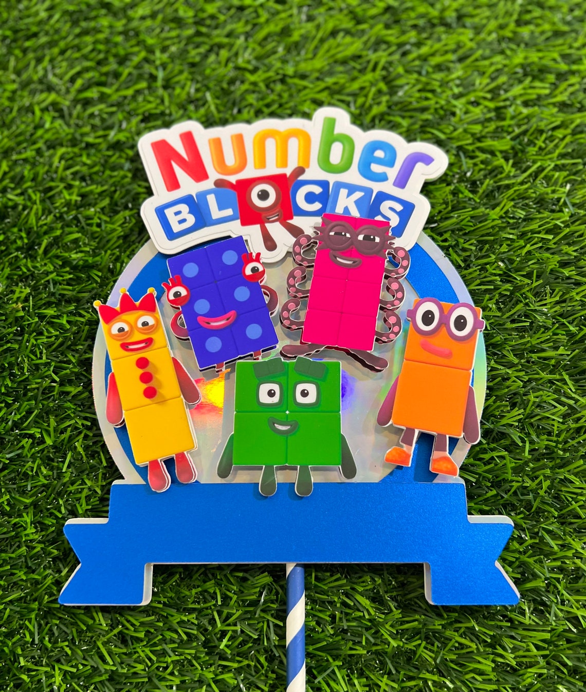 Number Blocks Cake Topper Number Blocks Number Blocks Party - Etsy