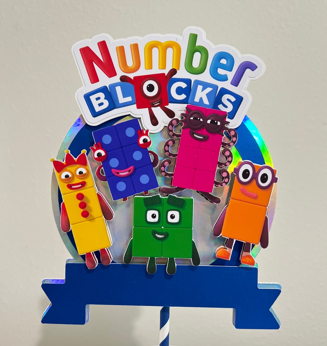 Number Blocks Cake Topper Number Blocks Number Blocks Party - Etsy