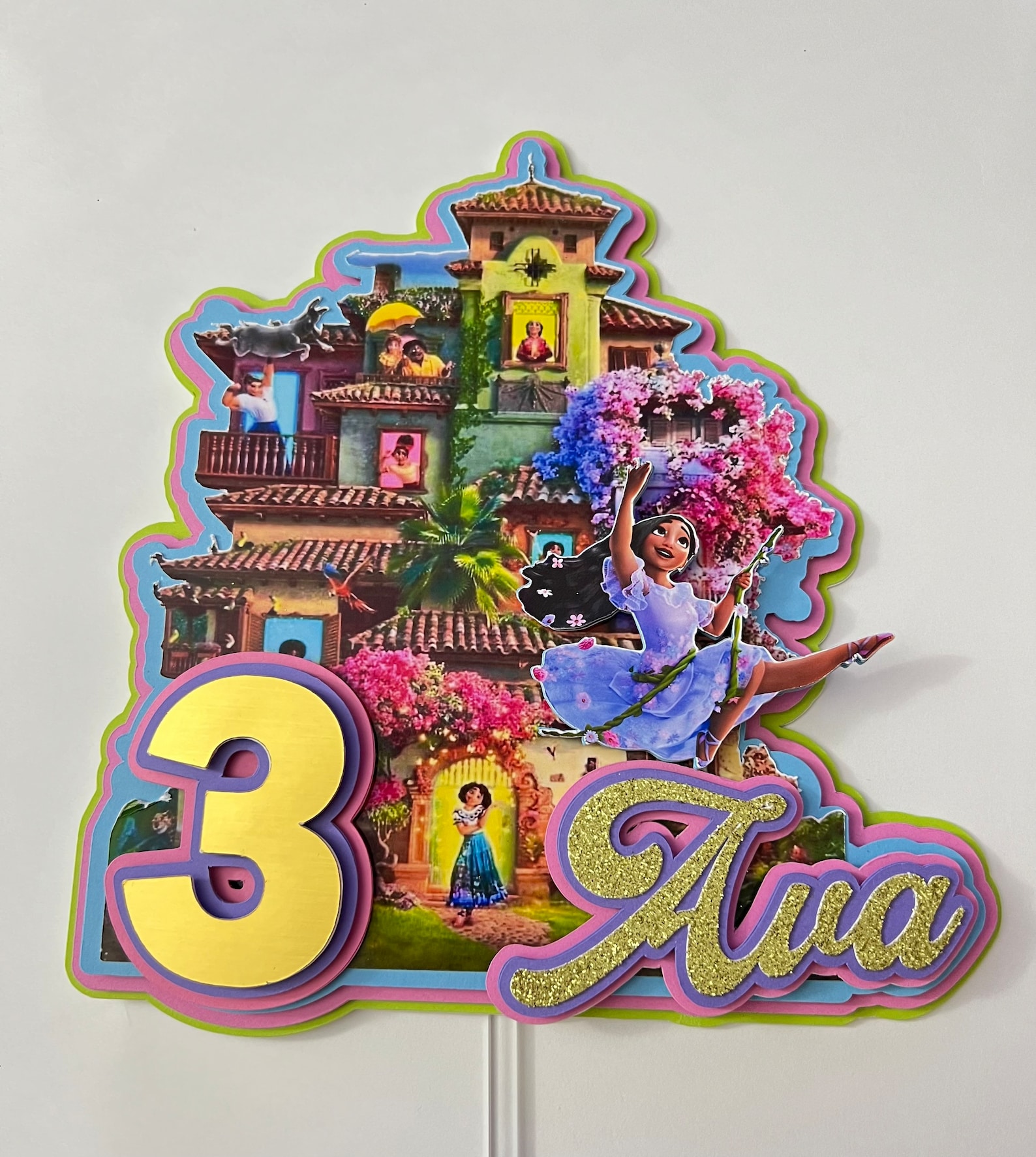 Encanto Cake Topper Cake Topper Birthday Cake Topper - Etsy España