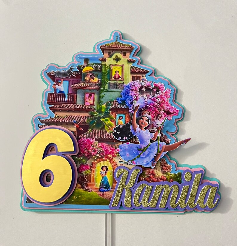 Encanto Cake Topper Cake Topper Birthday Cake Topper - Etsy España