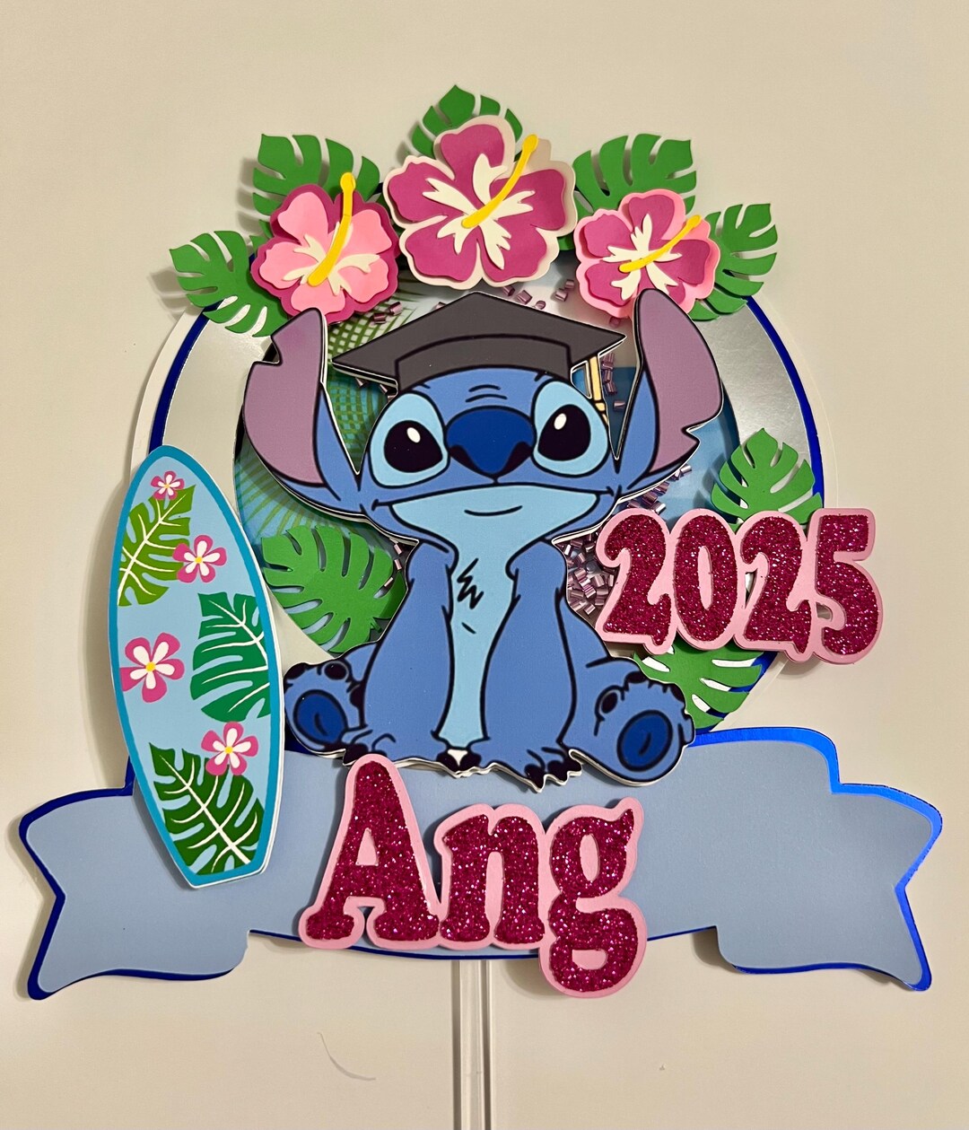 Graduate Stitch Cake Topper, Stitch Graduation, Stitch Graduation Party ...
