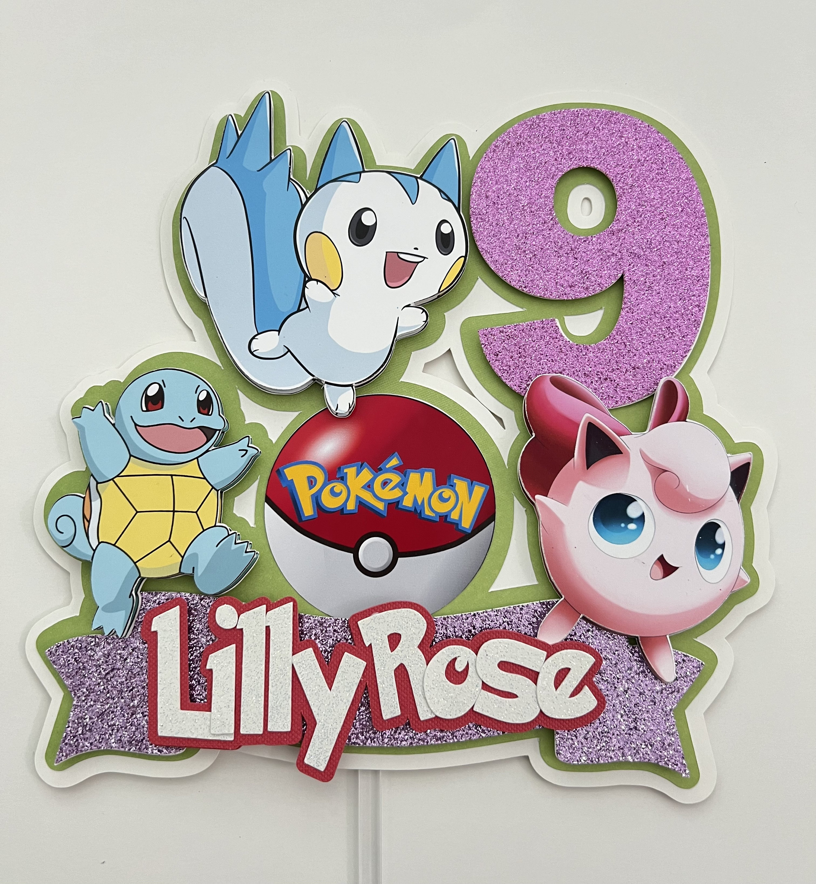 Pokémon Cake Topper, Pokémon Birthday Girls, Pokémon Party Supplies ...