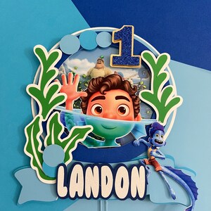 Luca Cake Topper, Luca Birthday Decorations, Luca Party Supplies, Luca ...