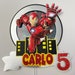 Iron Man Cake Topper, Iron Man Cake Topper Birthday, Iron Man Party ...