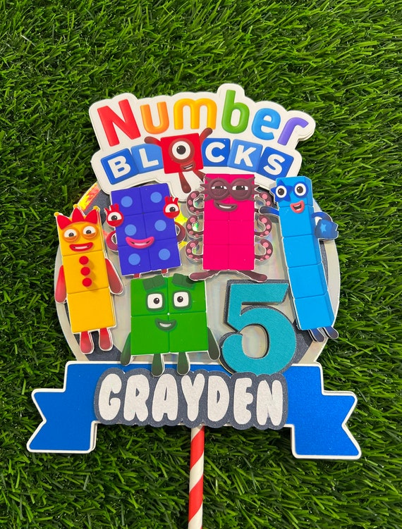 Number Blocks Cake Topper Number Blocks Number Blocks Party - Etsy