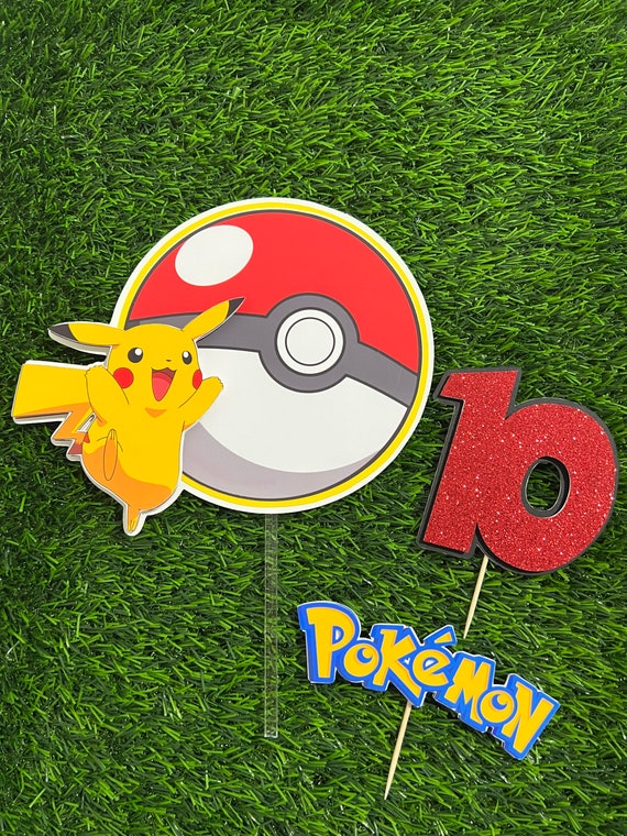 Pokemon Cake Topper Pokemon Party Pokemon Birthday Cake - Etsy