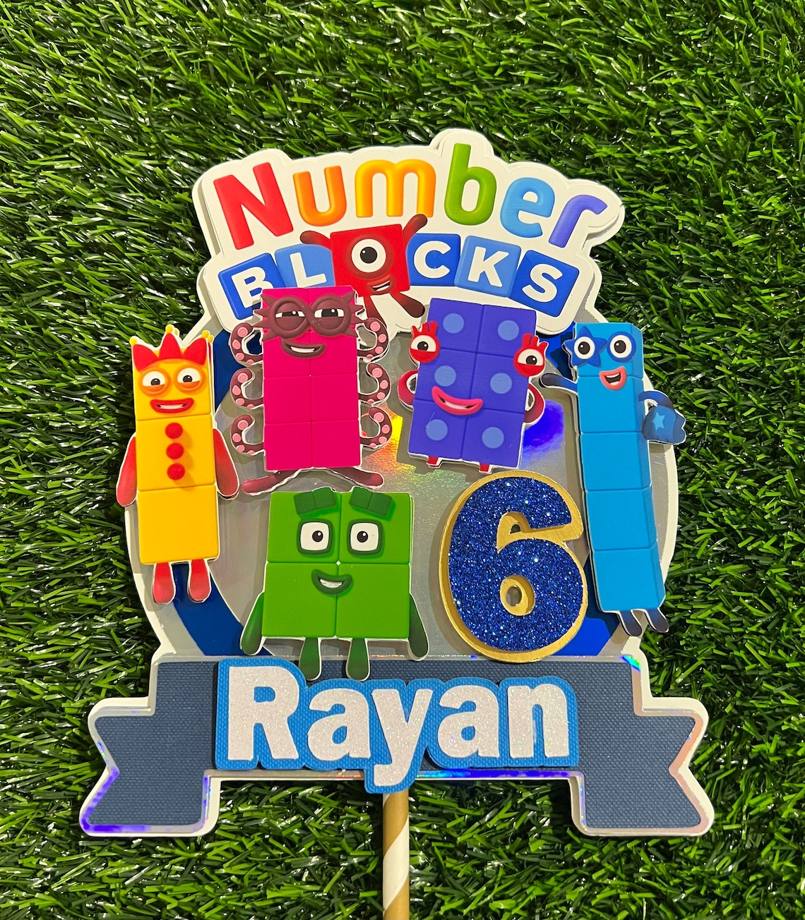 Number Blocks Cake Topper Number Blocks Number Blocks Party - Etsy