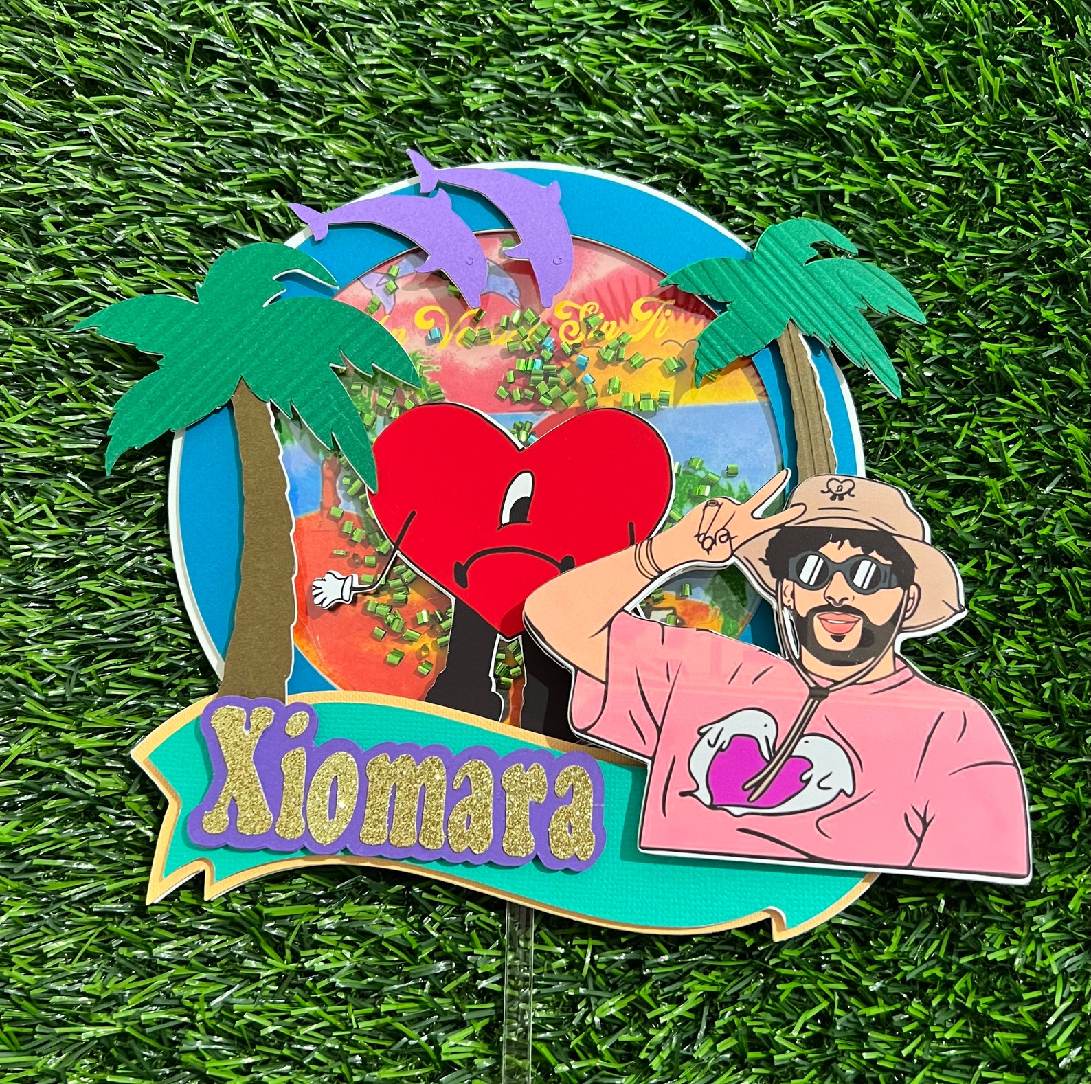 Bad Bunny Cake Topper Un Verano Sin Ti Birthday Cake Topper - Etsy España