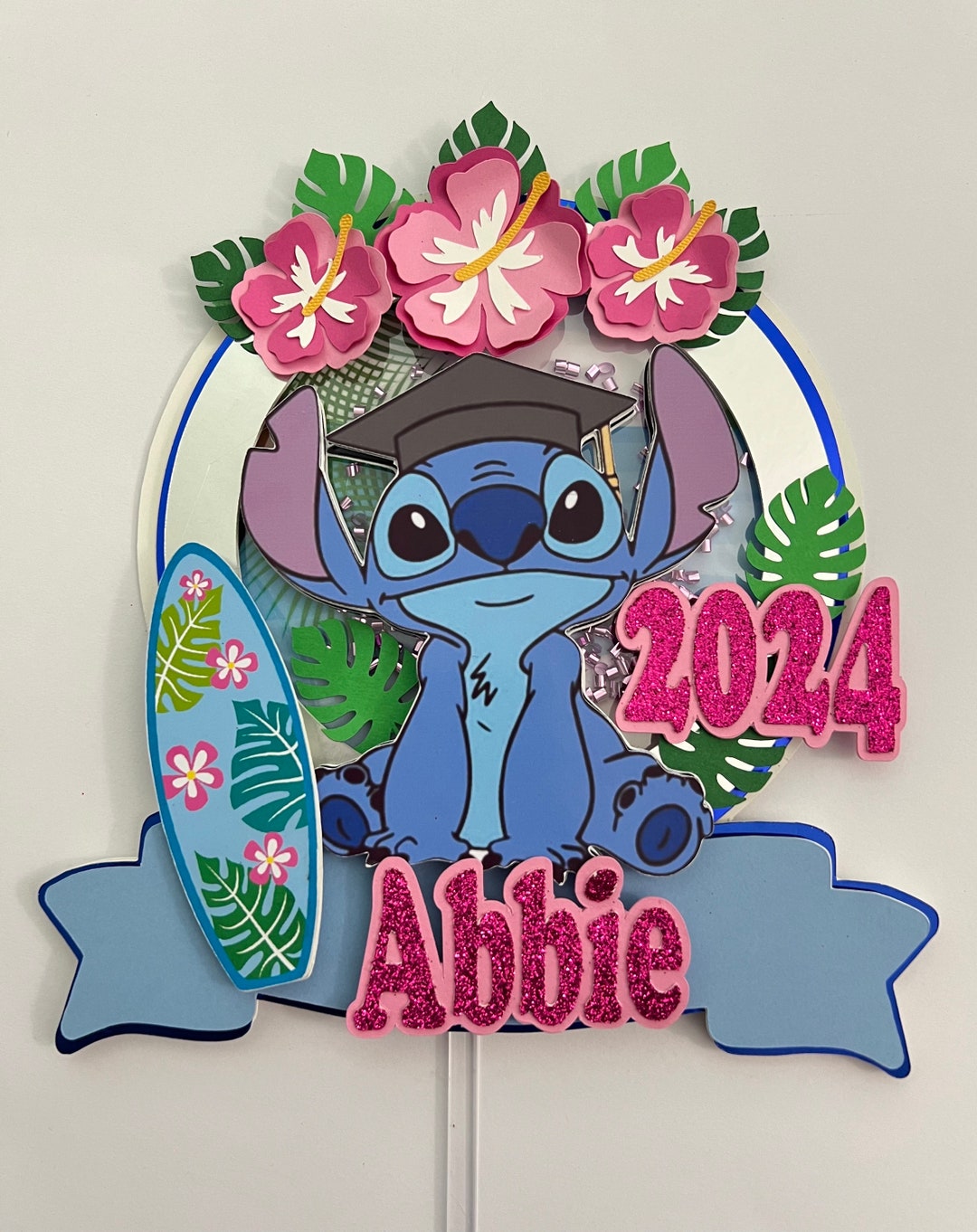 Graduate Stitch Cake Topper, Stitch Graduation, Stitch Graduation Party ...