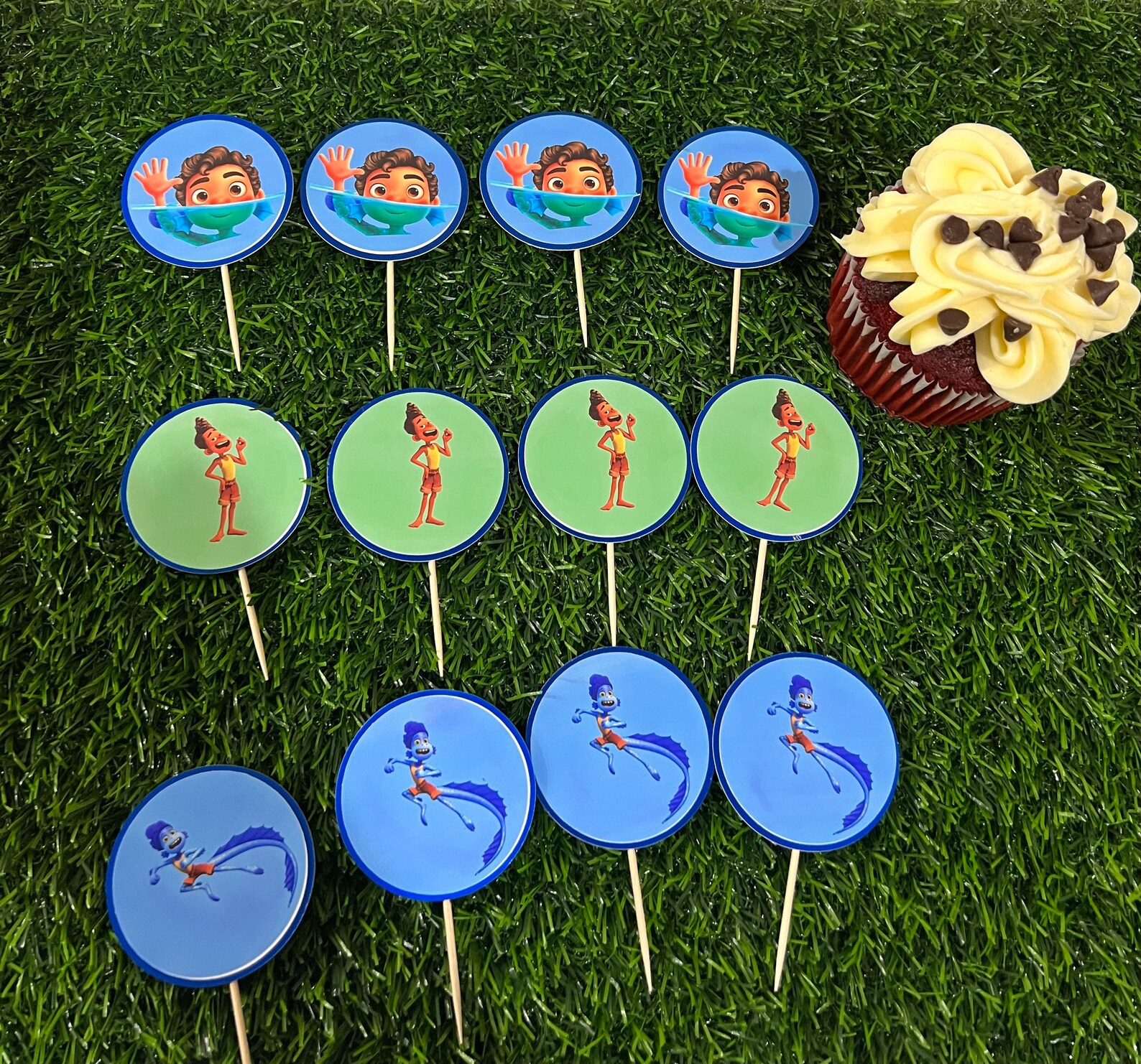 Luca Cake Topper Luca Birthday Cake Topper Cake Topper Cake | Etsy España