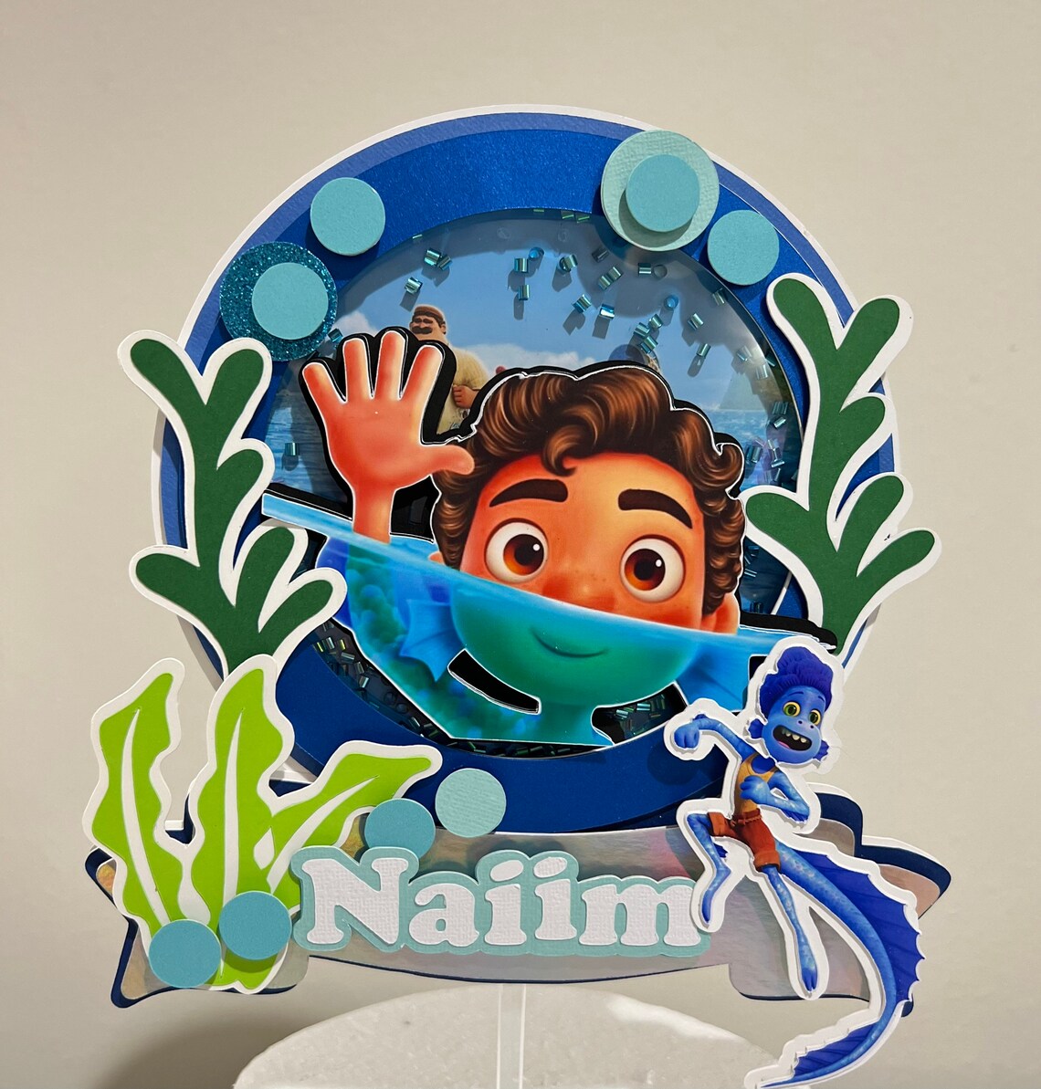 Luca Cake Topper Luca Birthday Cake Topper Cake Topper Cake | Etsy España