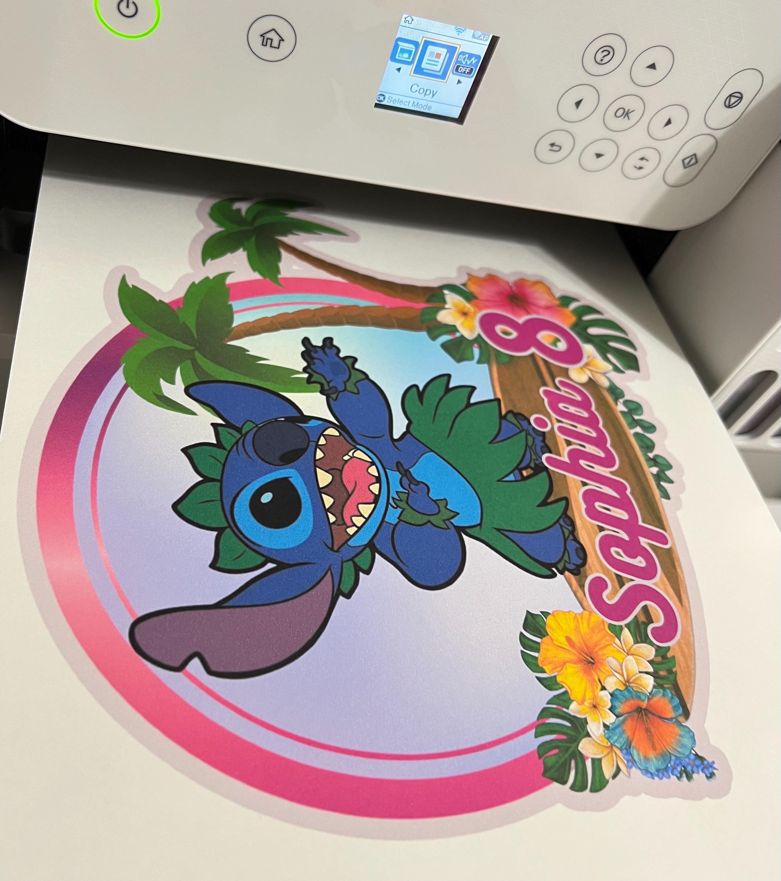Canva Editable Stitch Cake Topper, Stitch Download Print, DIY Printable ...