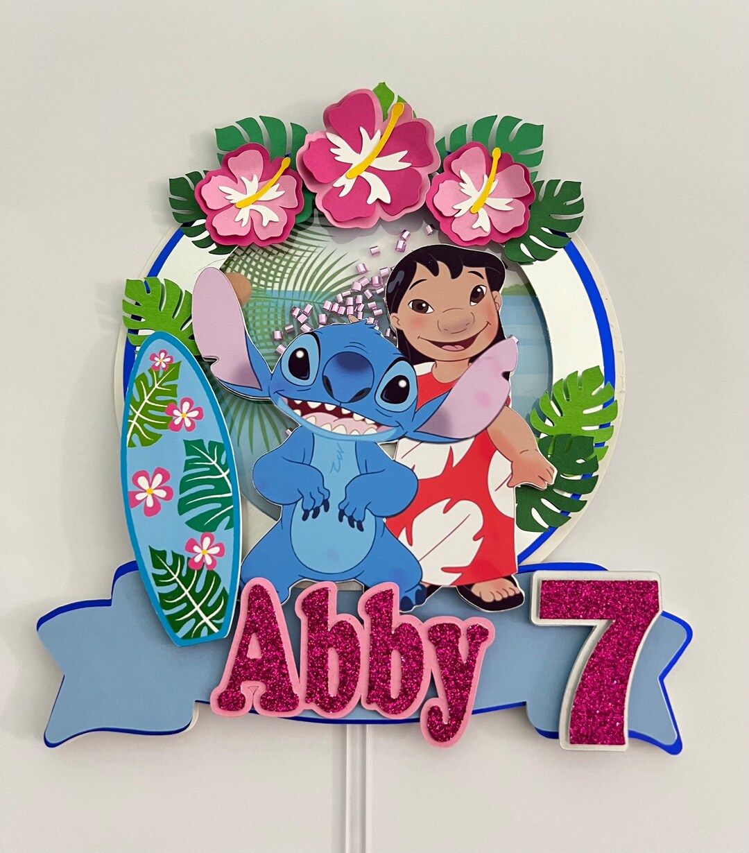 Stitch Cake Topper, Stitch Birthday, Stitch Party, Lilo Party, Stitch ...