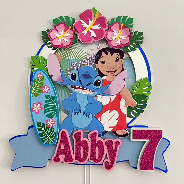 Stitch Lilo Cake Topper - Etsy
