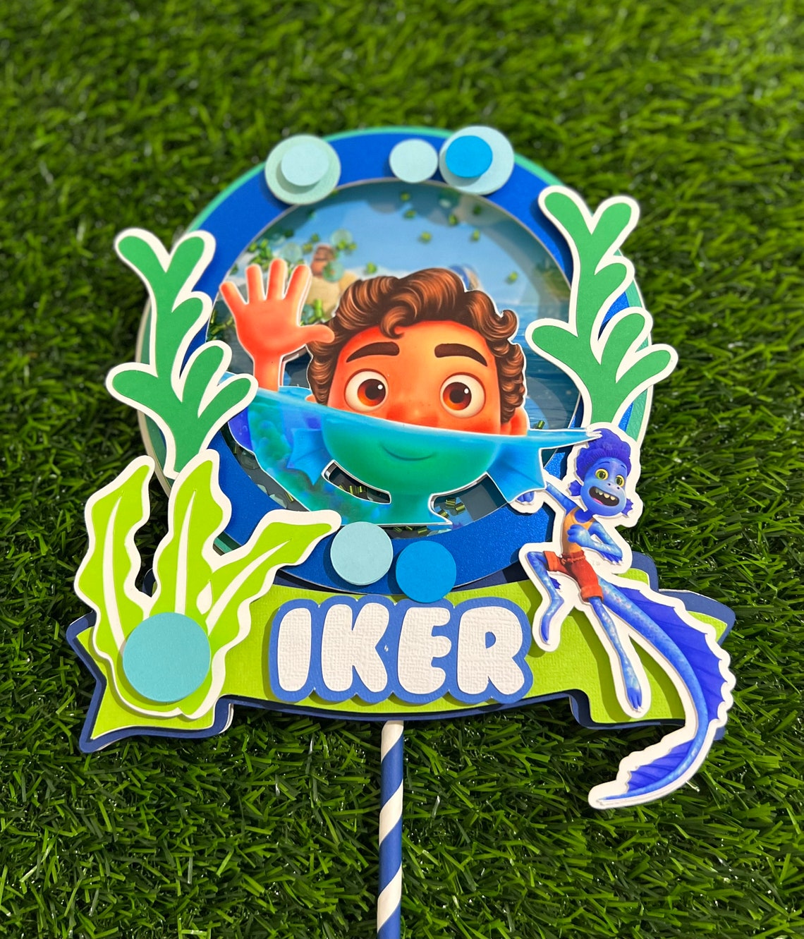 Luca Cake Topper Luca Birthday Cake Topper Cake Topper Cake | Etsy España