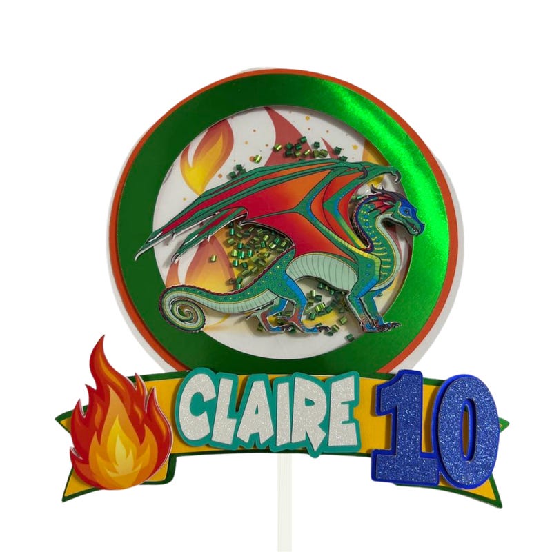 Dragon Cake Topper - Etsy