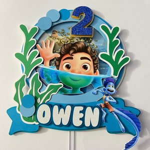 Luca Cake Topper, Luca Birthday Decorations, Luca Party Supplies, Luca ...