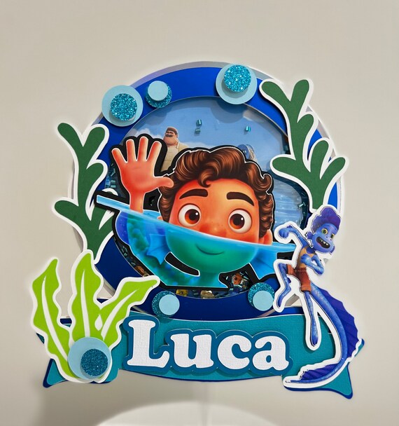 Luca Cake Topper Luca Birthday Cake Topper Cake Topper Cake | Etsy España