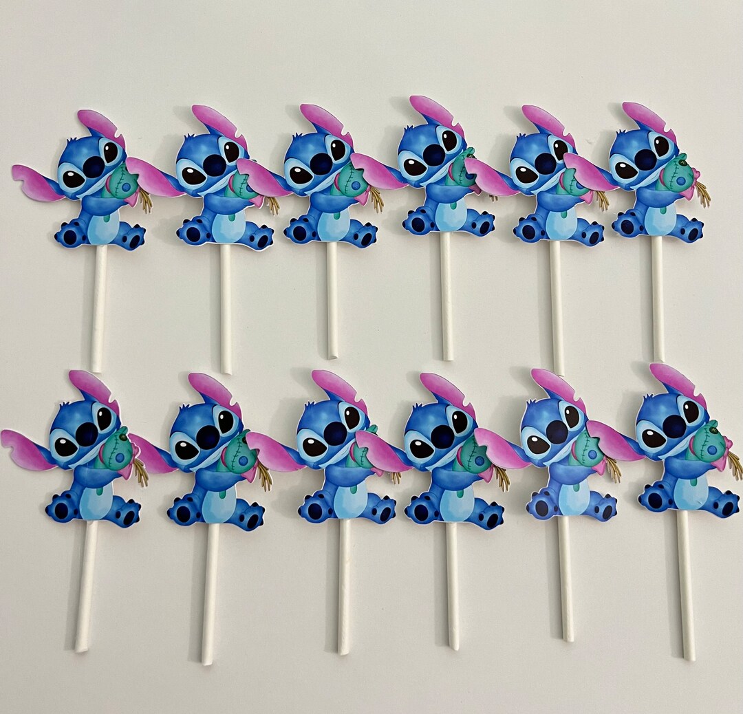 Stitch Cupcake Toppers, Cupcake Toppers, Stitch Party, Stitch Party ...