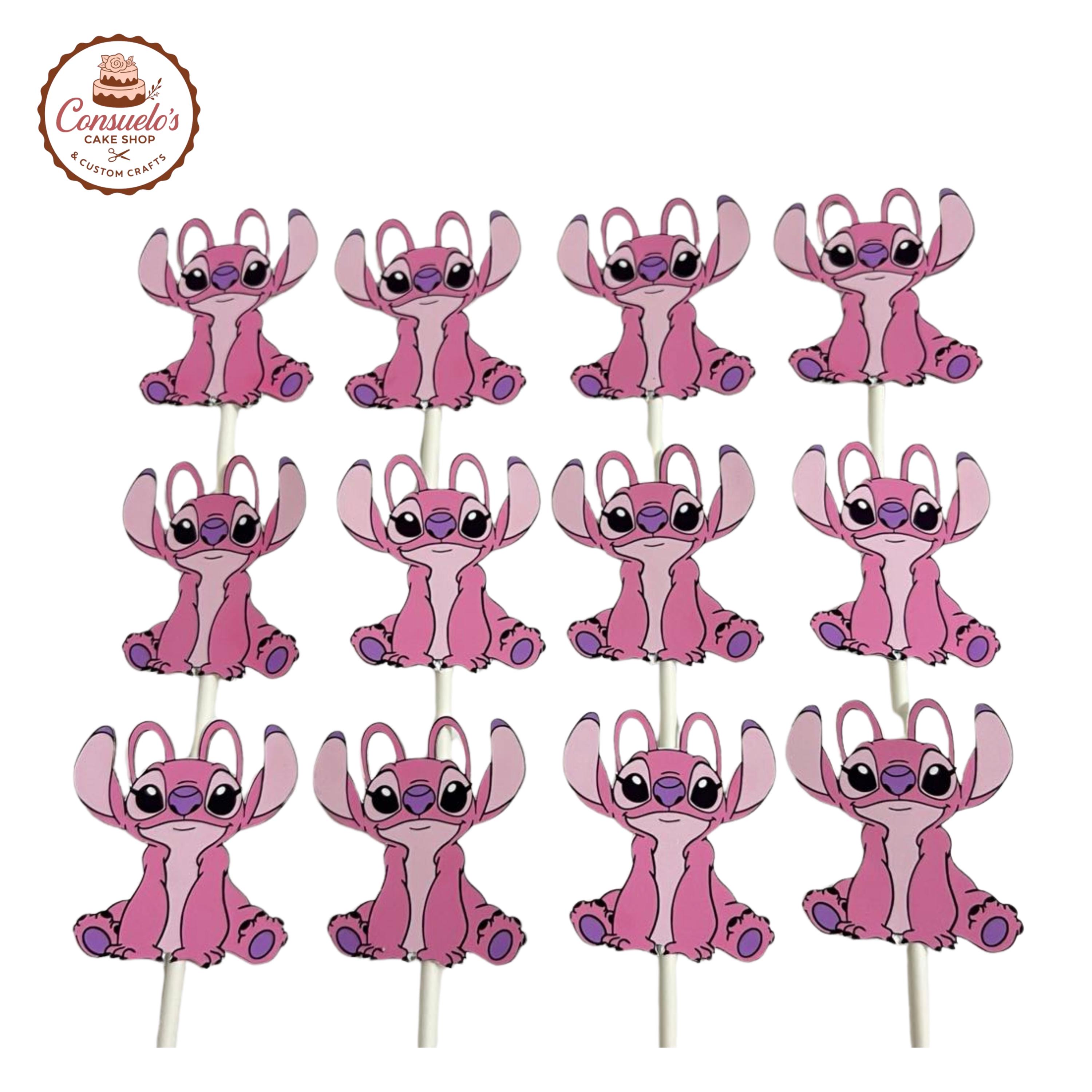 Angel Cupcake Toppers, Cupcake Toppers, Stitch Party, Angel Cupcakes ...