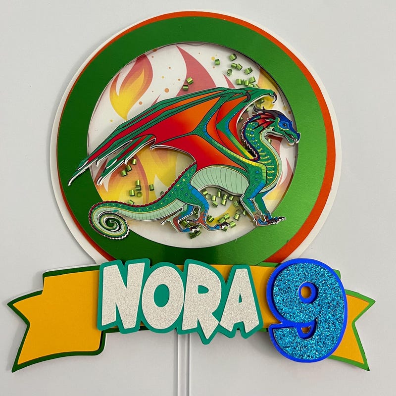 Dragon Cake Topper - Etsy