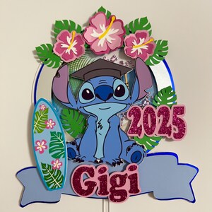 Graduate Stitch Cake Topper, Stitch Graduation, Stitch Graduation Party ...