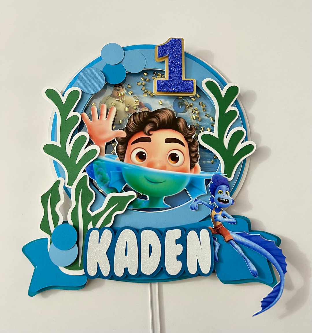 Luca Cake Topper, Luca Birthday Decorations, Luca Party Supplies, Luca ...