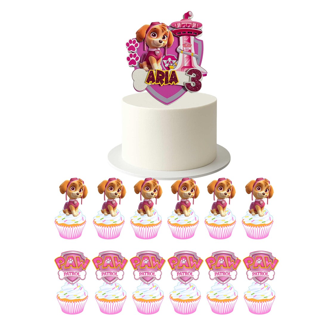 Skye Cake Topper, Skye Party Birthday, Skye Birthday, Skye Theme, Skye ...