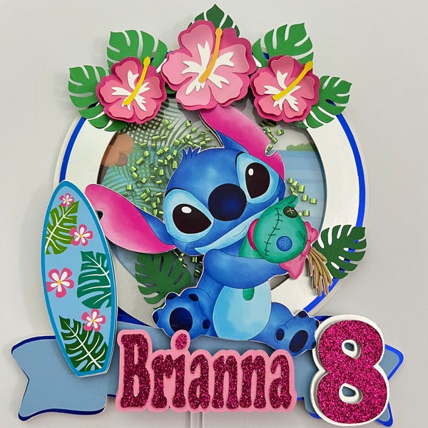 Stitch Birthday Cake Topper Balloon - Etsy