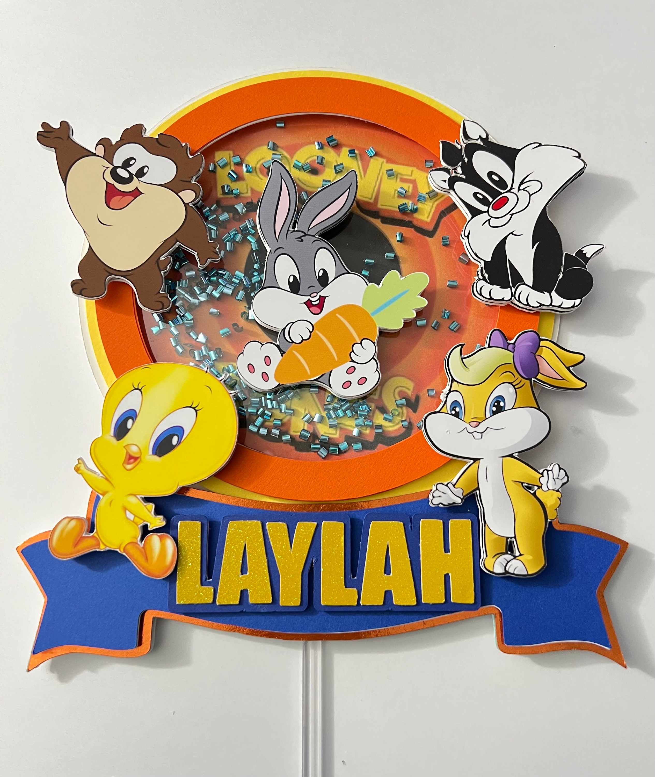 Looney Tunes Cake Topper, Looney Party Supplies, Baby Looney Tunes ...
