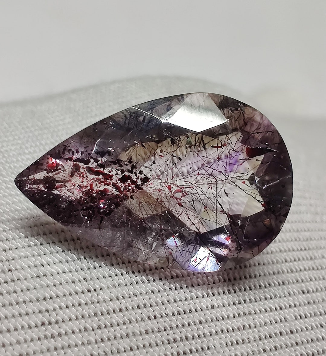 Fantastic Super Seven With Amazing 7 Crystals Healing Stone, 6.3 Cts 16 ...