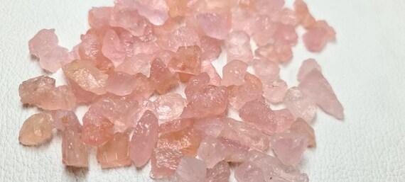 High Grade Natural Morganite Raw Material Morganite Fine Rough - Etsy