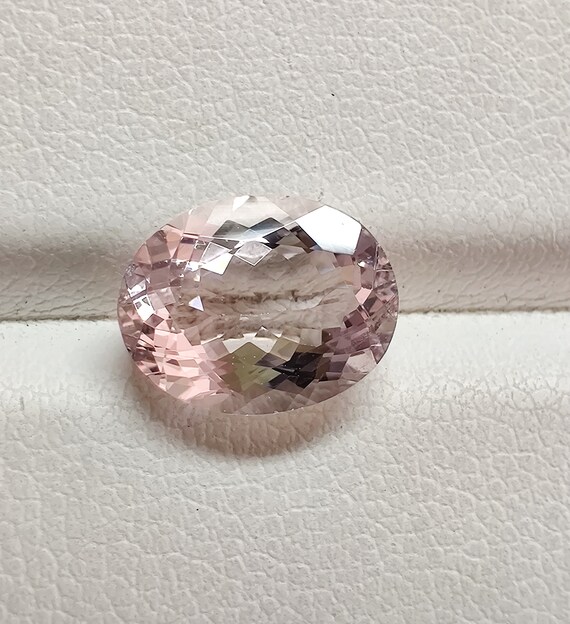 Pink Morganite Oval Cut 100% Natural AAA Rare Faceted - Etsy