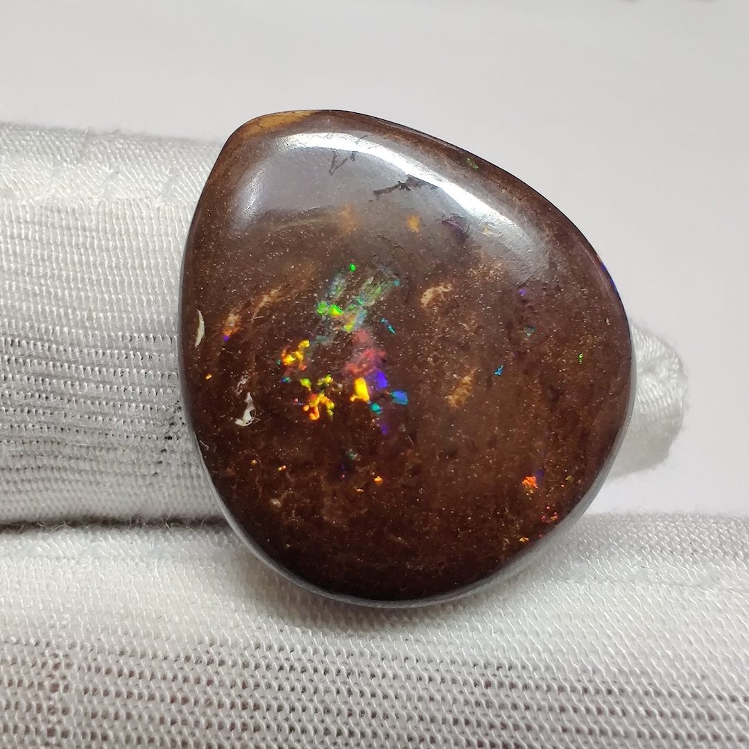 Australian Boulder Opal Cabochon Fancy Shape Bolder Opal - Etsy