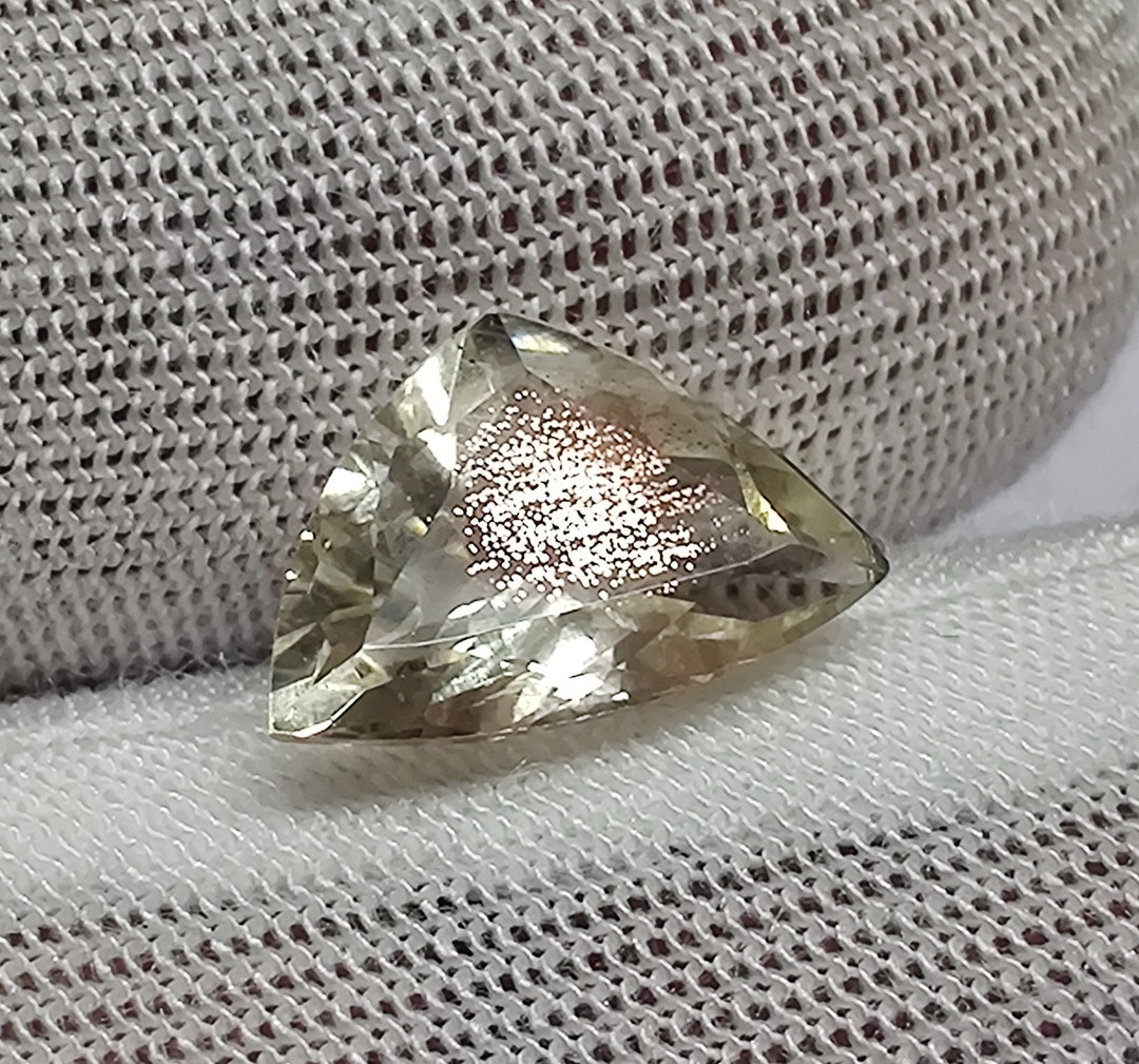 Natural Oregon Sunstone, Fancy Shape Faceted Gemstone, 1.3 Cts 10.5x7x4 ...