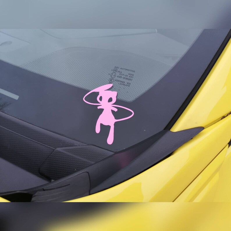 Pokemon Mew Decal Sticker Vinyl | Etsy