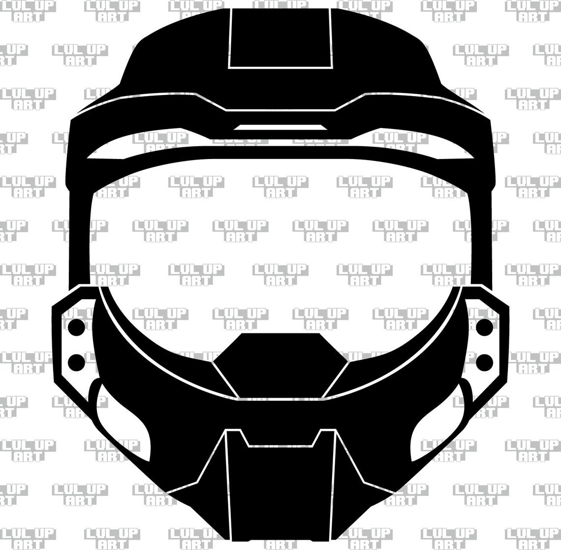 Halo Master Chief Decal Sticker Vinyl | Etsy