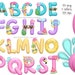 Summer Alphabet, Beach Alphabet Clipart, Digital Download. - Etsy