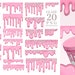 Ice Cream Drip Png, Dripping Border Bundle, Digital Download - Etsy